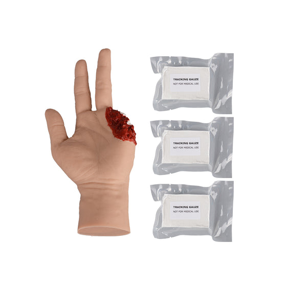 Basic Amputation Finger Trauma Wound Care Palm Model – Medarchitect