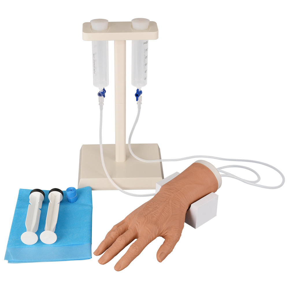 Geriatric IV Injection & Venipuncture Practice Hand Model – Medarchitect